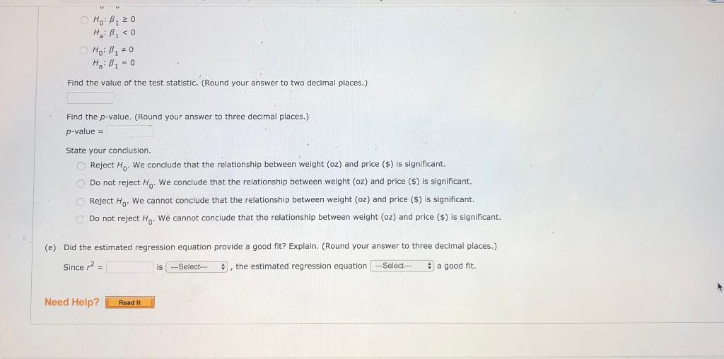 Solved A statistical program is recommended. Automobile | Chegg.com