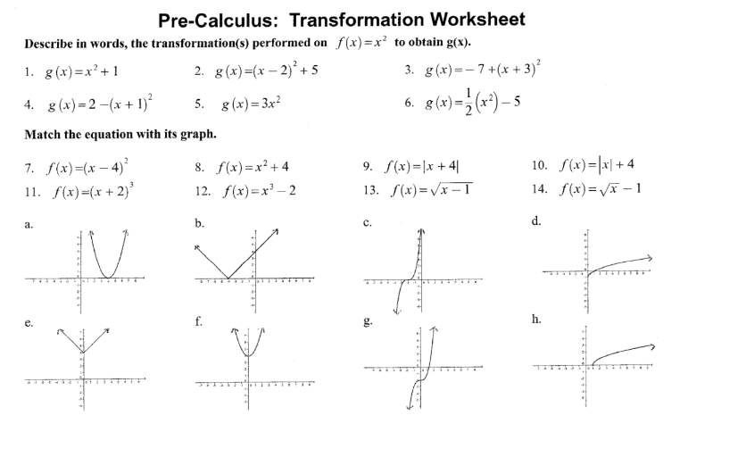 Precalculus Problems