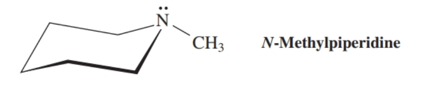 Solved N-Methylpiperidine molecules have the conformer | Chegg.com