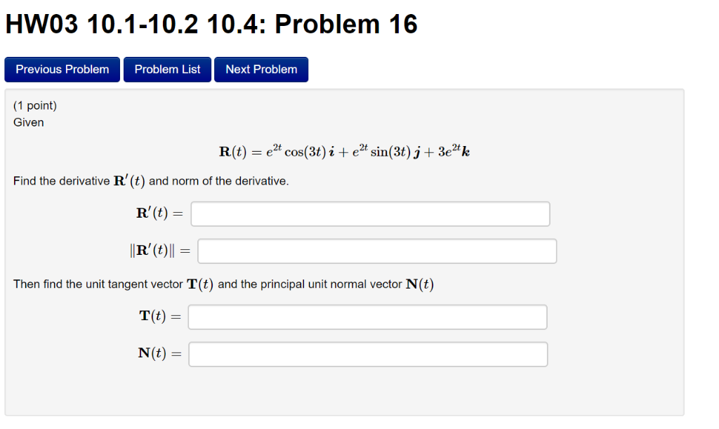 Solved HW03 10.1-10.2 10.4: Problem 16 Previous Problem | Chegg.com