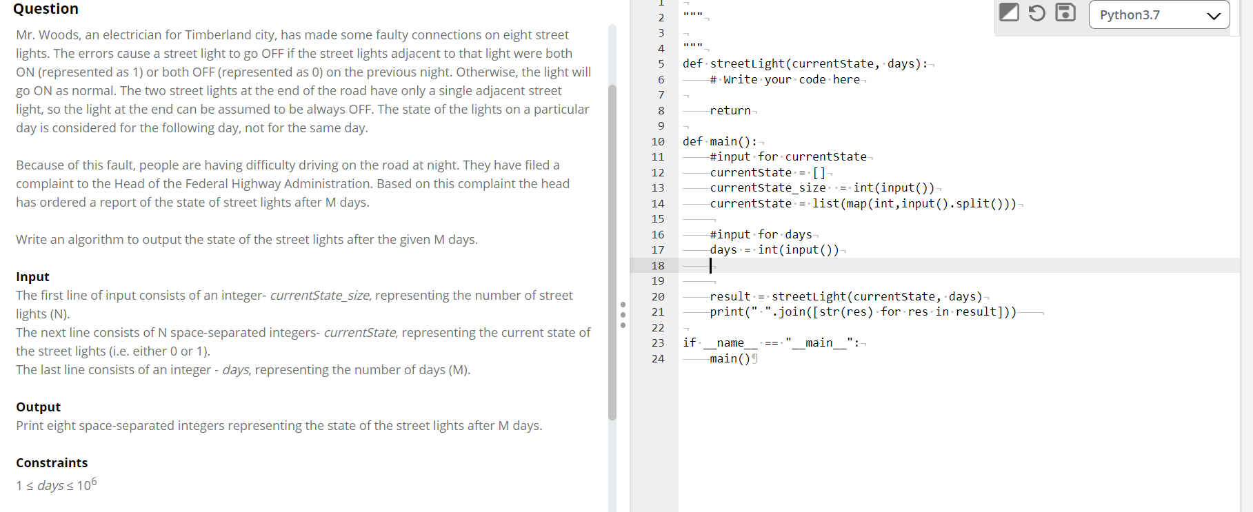 Solved Explanation: The street light at position 0 has as | Chegg.com