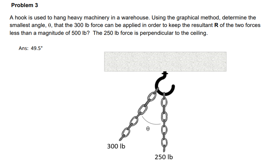Solved Problem 3A hook is used to hang heavy machinery in a | Chegg.com