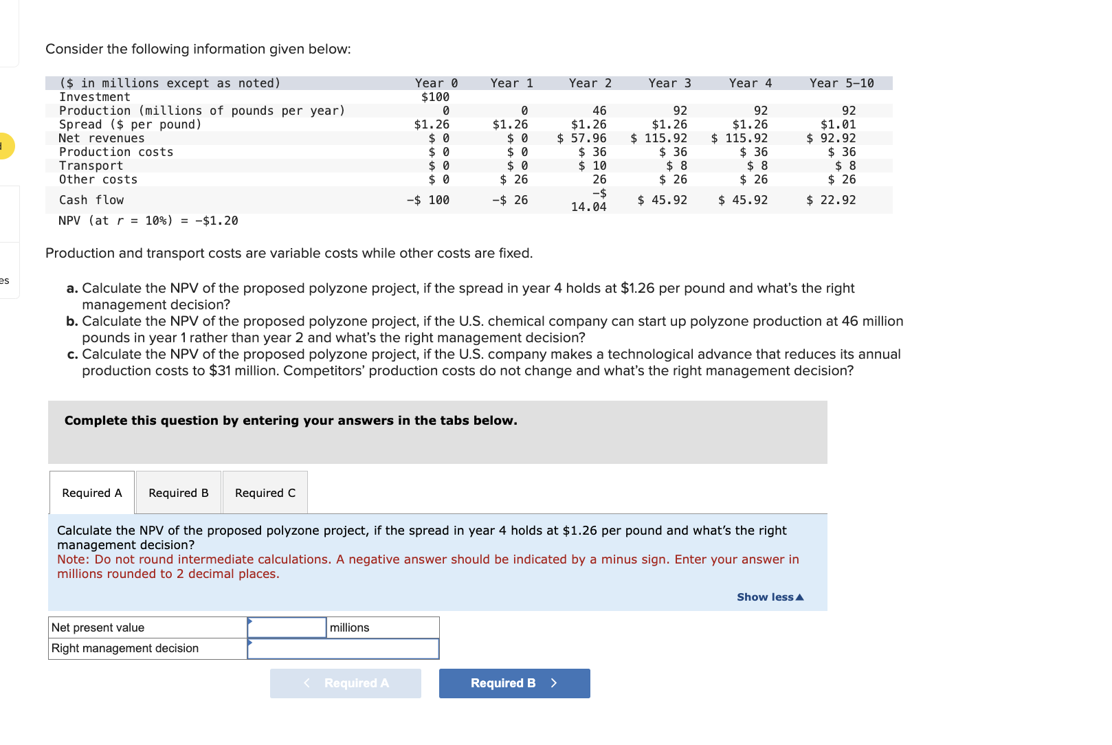 Solved Consider the following information given | Chegg.com