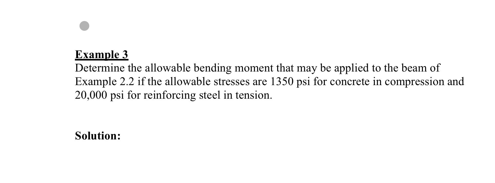 Example 3 Determine the allowable bending moment that | Chegg.com