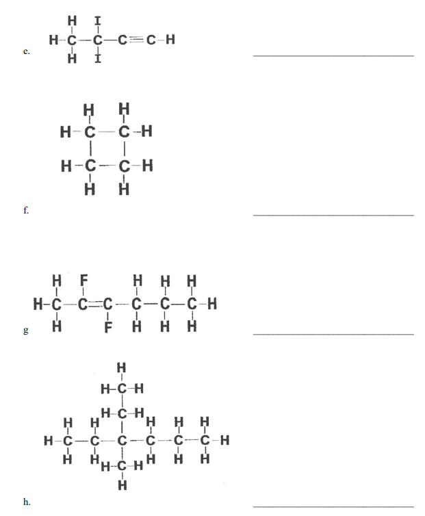 Solved 12. Provide the IUPAC name for each of the following | Chegg.com