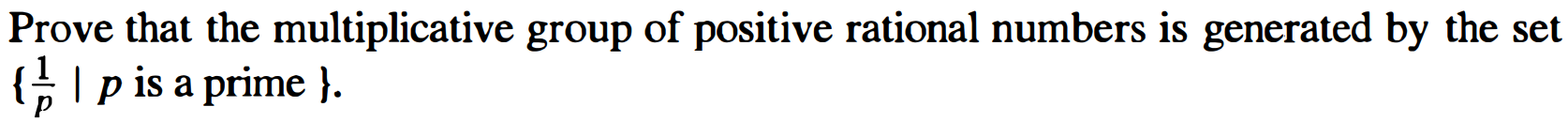 Solved Prove that the multiplicative group of positive | Chegg.com
