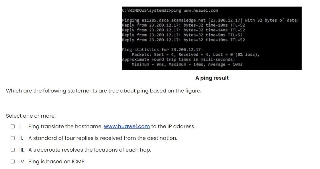 Solved The TCP datagram header consists of: Select one: O A. | Chegg.com