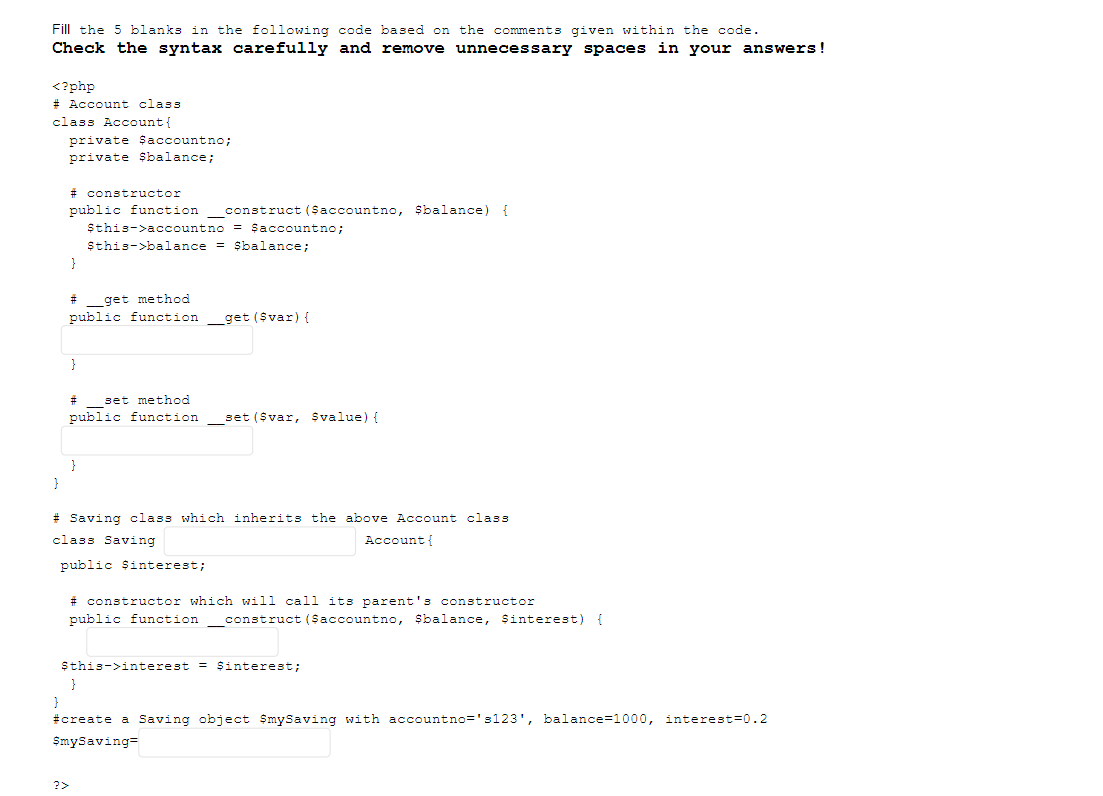 Solved Check the syntax carefully and remove unnecessary | Chegg.com