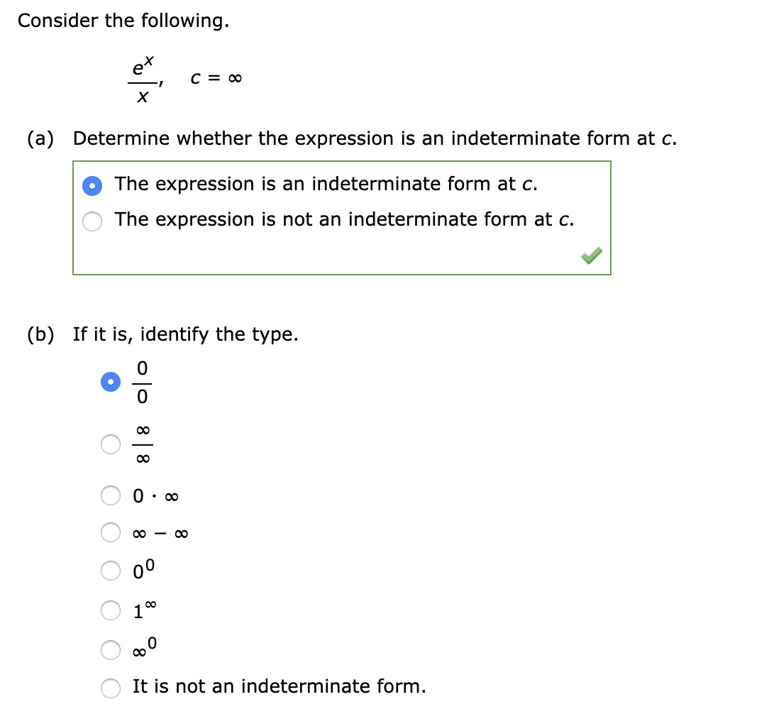 Solved Consider the following. (a) Determine whether the | Chegg.com