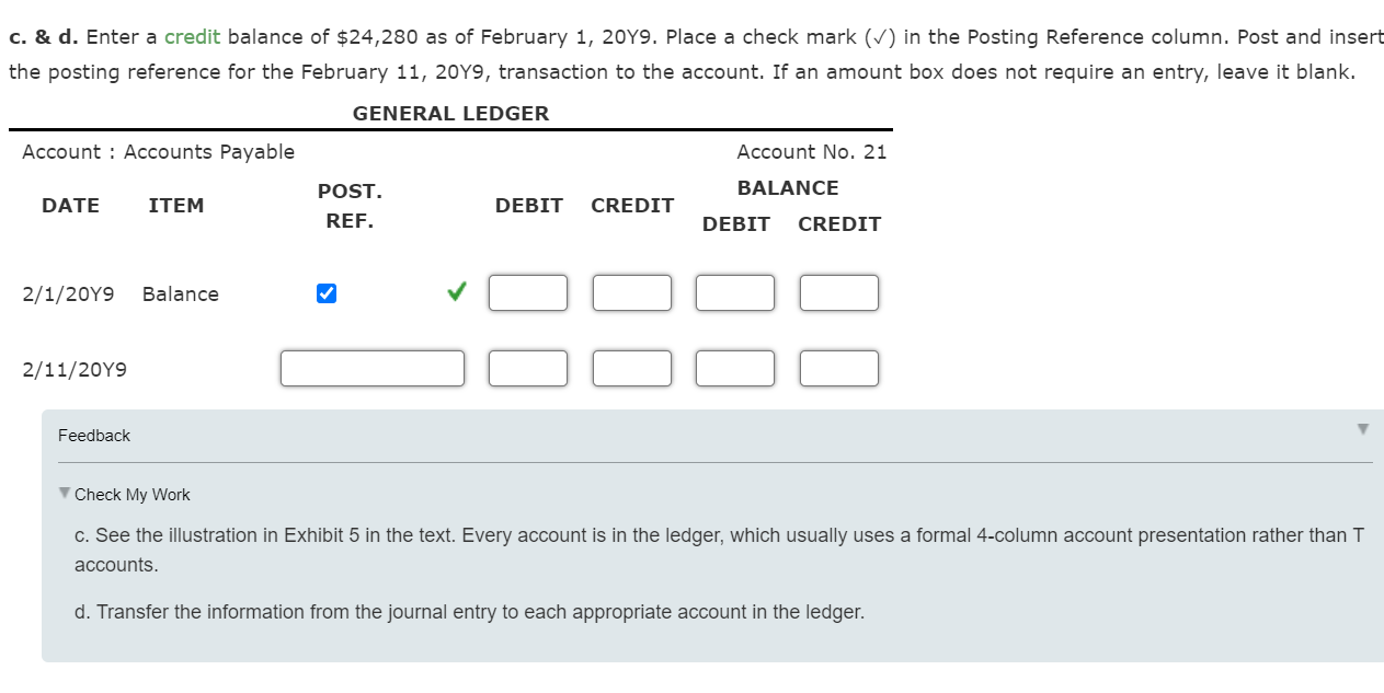 Solved a. Journalize and insert the posting reference for | Chegg.com