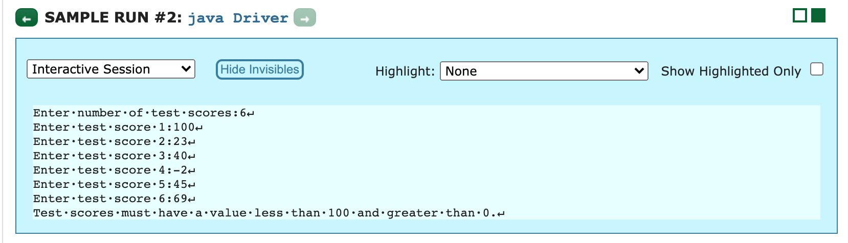 Solved Write A Class Named Testscores The Class Constructor