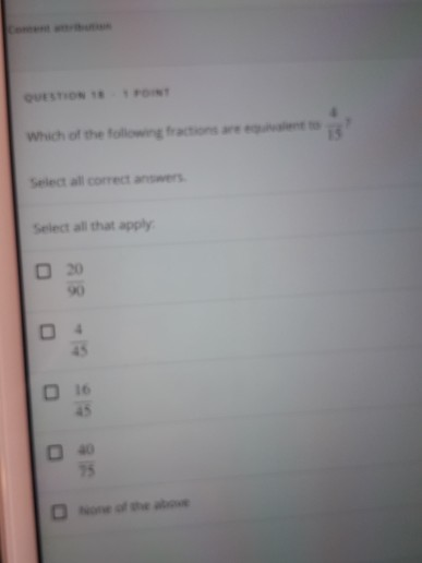 Solved to Which of the following tractions Select all | Chegg.com