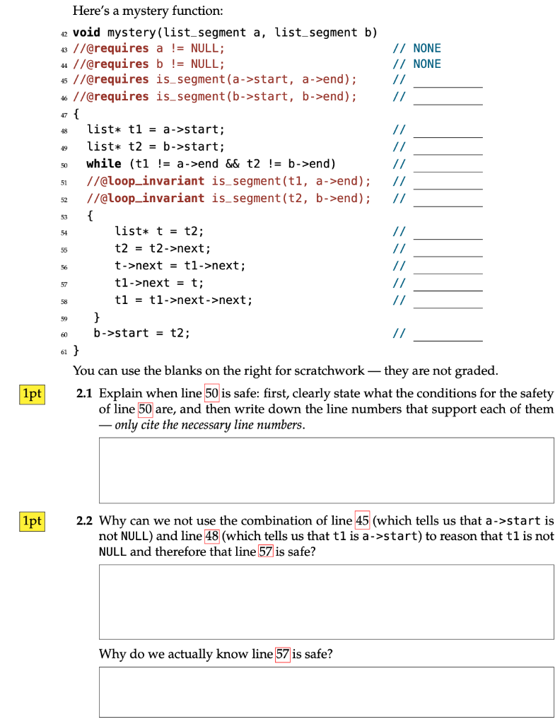 Solved 2. Reasoning with Linked Lists You are given the | Chegg.com