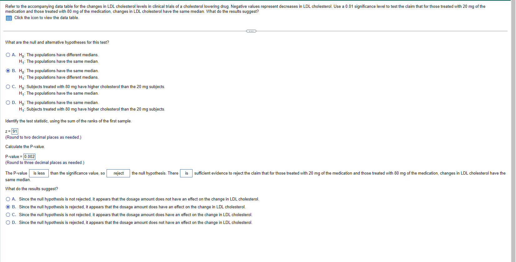 Medication And Those Treated With 80mg Of The Chegg