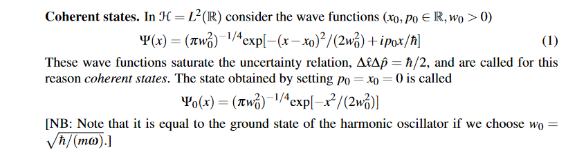 Solved Coherent states. In H=L?(R) consider the wave | Chegg.com