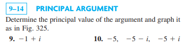 Solved 9-14 PRINCIPAL ARGUMENT Determine the principal value | Chegg.com