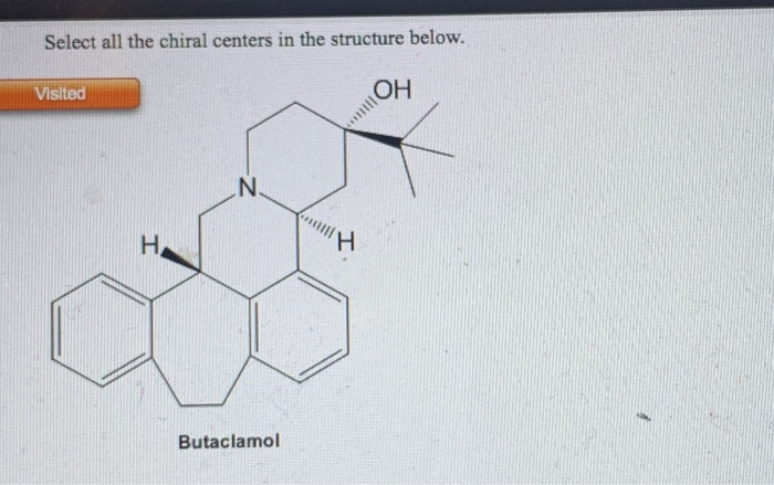 the chirality centers)(incressing mumberical onder, | Chegg.com