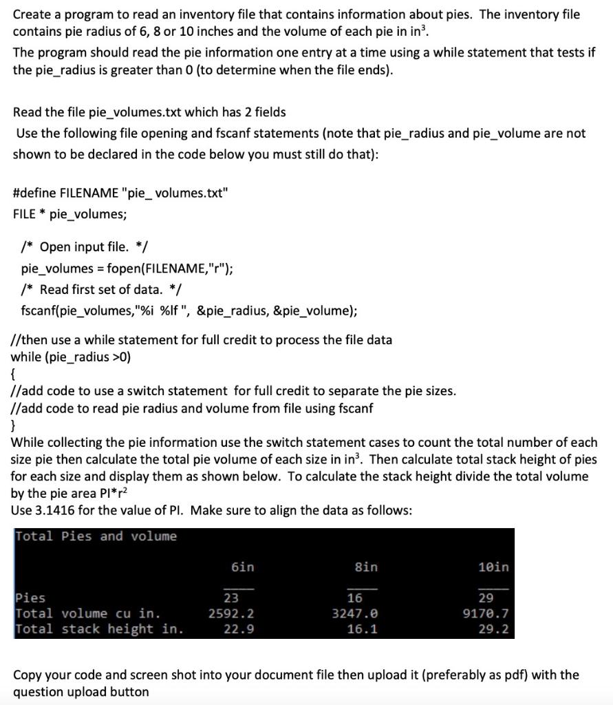 Solved the file includes these values: 6 114.0977 6 | Chegg.com