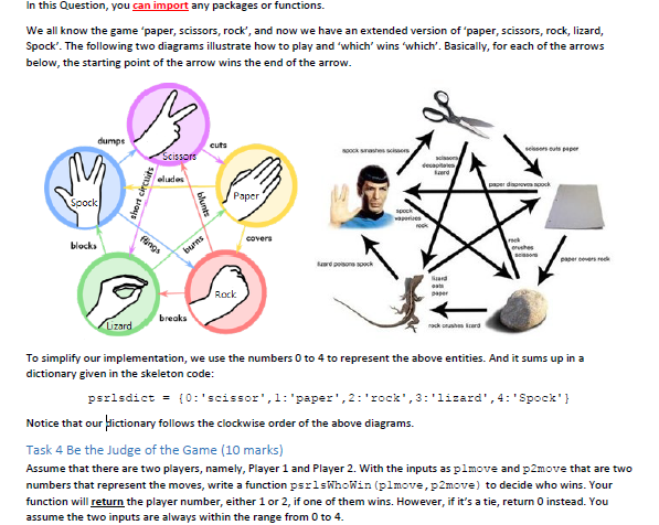 Solved In this Question, you can import any packages or | Chegg.com