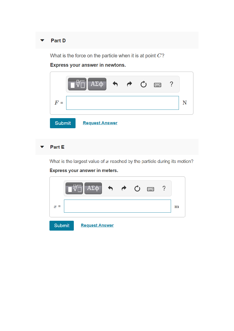 Solved Problem 7.76 A particle moves along the s-axis while | Chegg.com