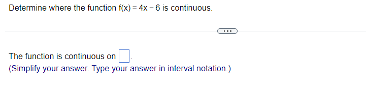 Solved Determine where the function f(x) = 4x - 6 is | Chegg.com