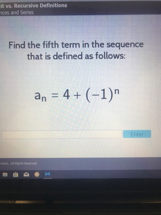 Solved it vs. Recursive Definitions ces and Series Find the | Chegg.com