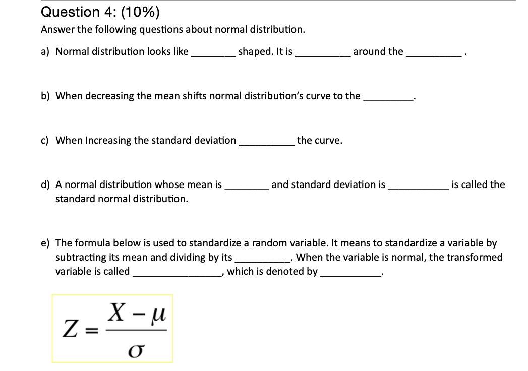 Solved Question 4: (10\%) Answer the following questions | Chegg.com