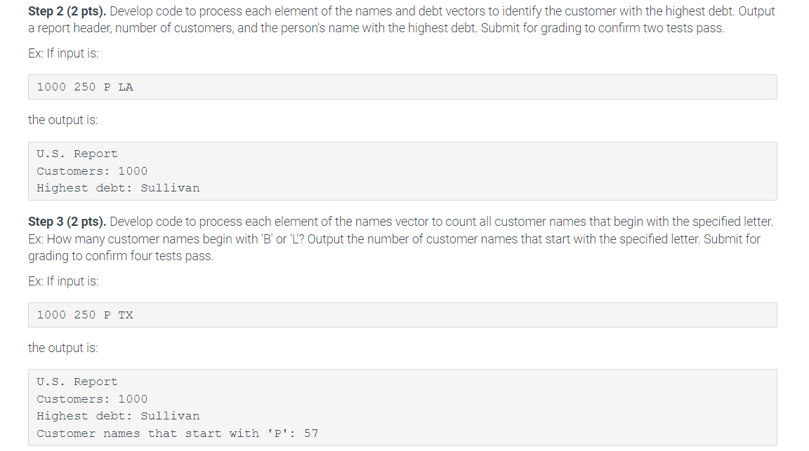 Solved Program Specifications Write A Program To Search