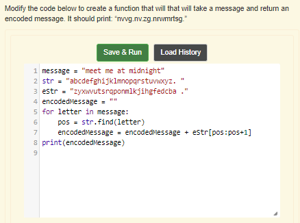 Solved Modify the code below to create a function that will | Chegg.com