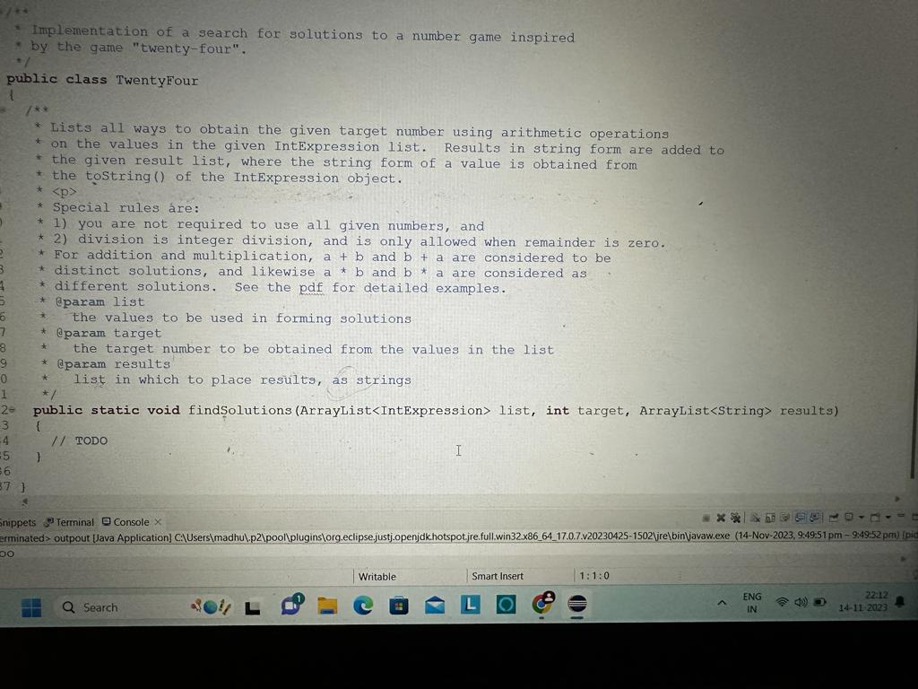 1+2 * Implementation of a search for solutions to a | Chegg.com