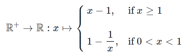 Solved SHOW THAT THE FUNCTION IS BIJECTIVE, CONTINUOUS AND | Chegg.com
