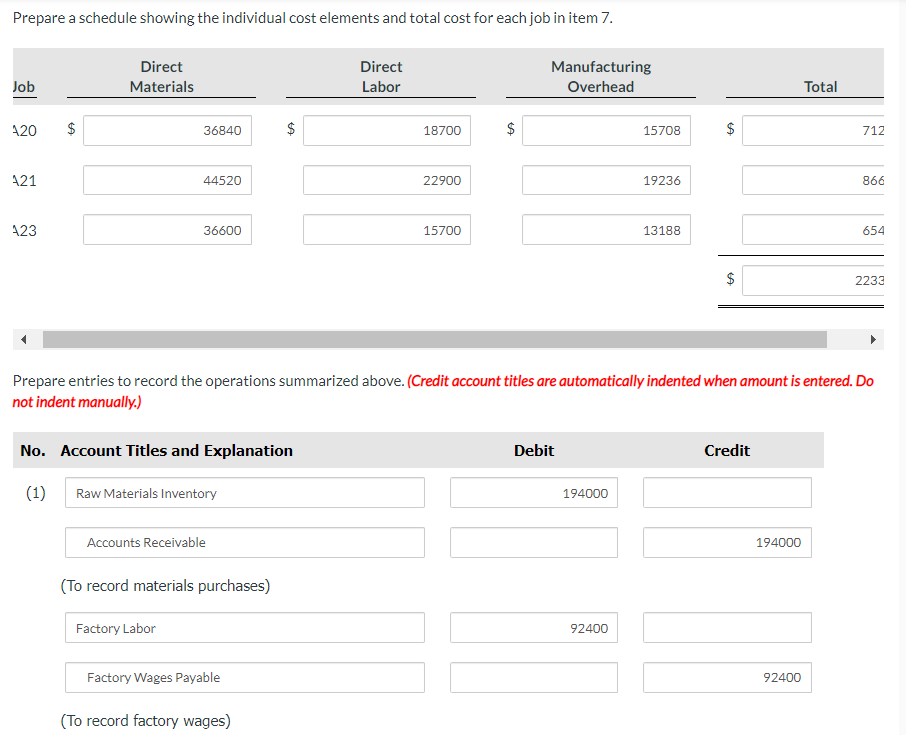 [Solved]: Enos Printing Corp. uses a job order cost system
