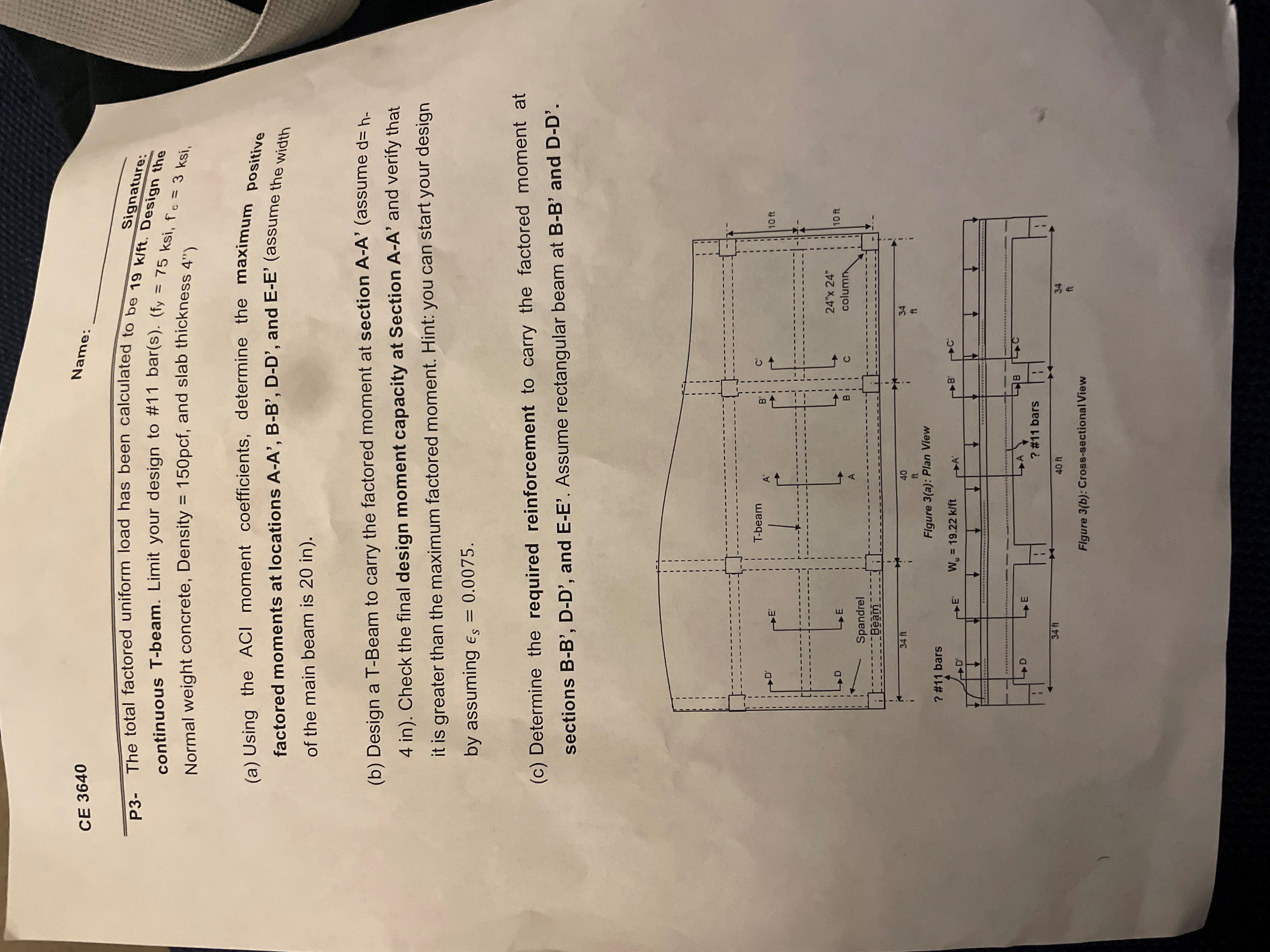 Solved P3- The total factored uniform load has been | Chegg.com Solved P3- The total factored uniform load has been | Chegg.com