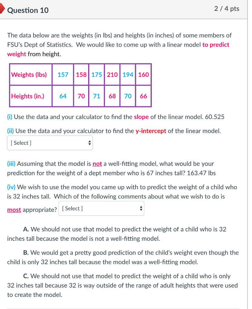 Solved Question 19 0.75 / 1 pts Which of the following are | Chegg.com