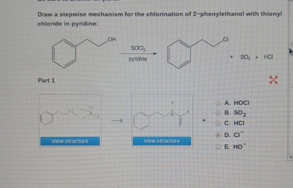 Solved Draw a stepwise mechanism for the chlorination of | Chegg.com