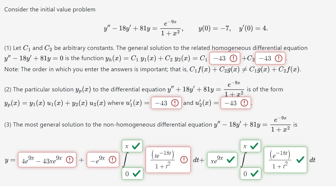 Solved Consider the initial value problem | Chegg.com