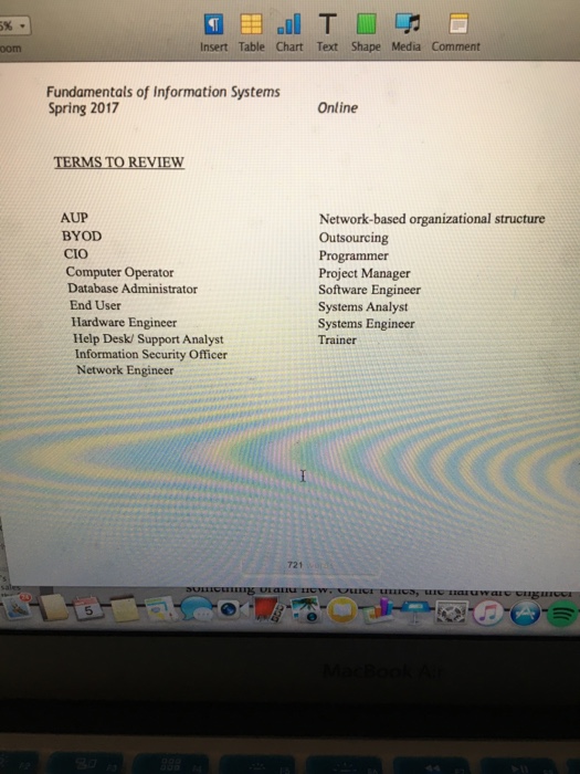 Solved Week 6 Insert Table Chart Text Shape Media Comment 1. | Chegg.com