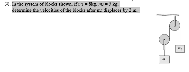 Solved In ﻿the system of ﻿blocks shown, | Chegg.com