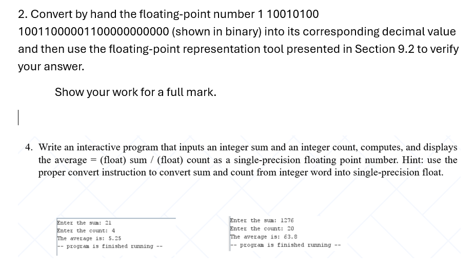 Solved please solve my HW in mips assembly language (mars). | Chegg.com