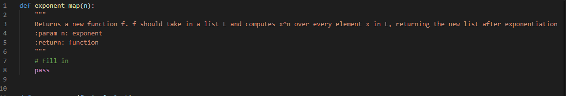 Solved exponent_map: This takes in an integer n as | Chegg.com