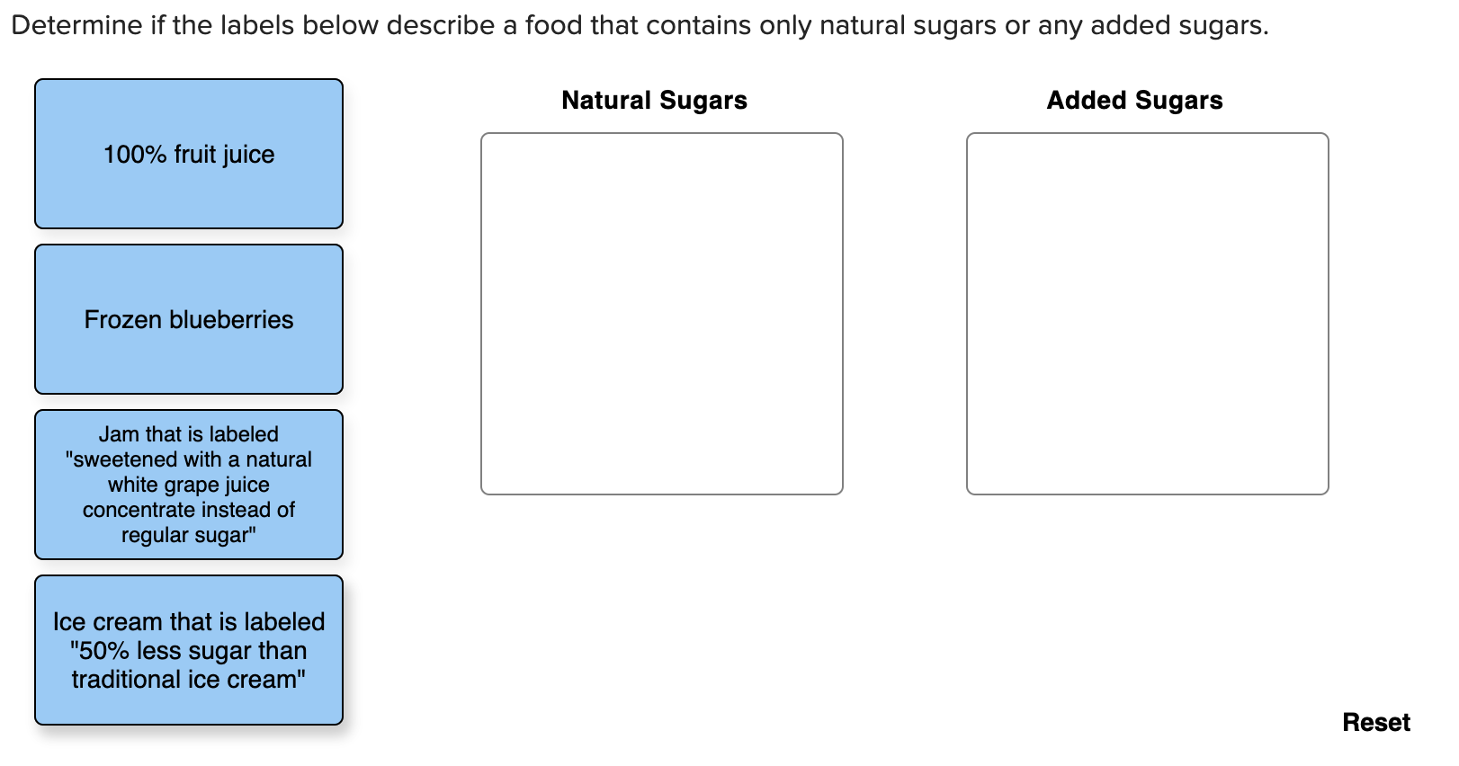 Solved Jam that is labeled "sweetened with a natural white | Chegg.com