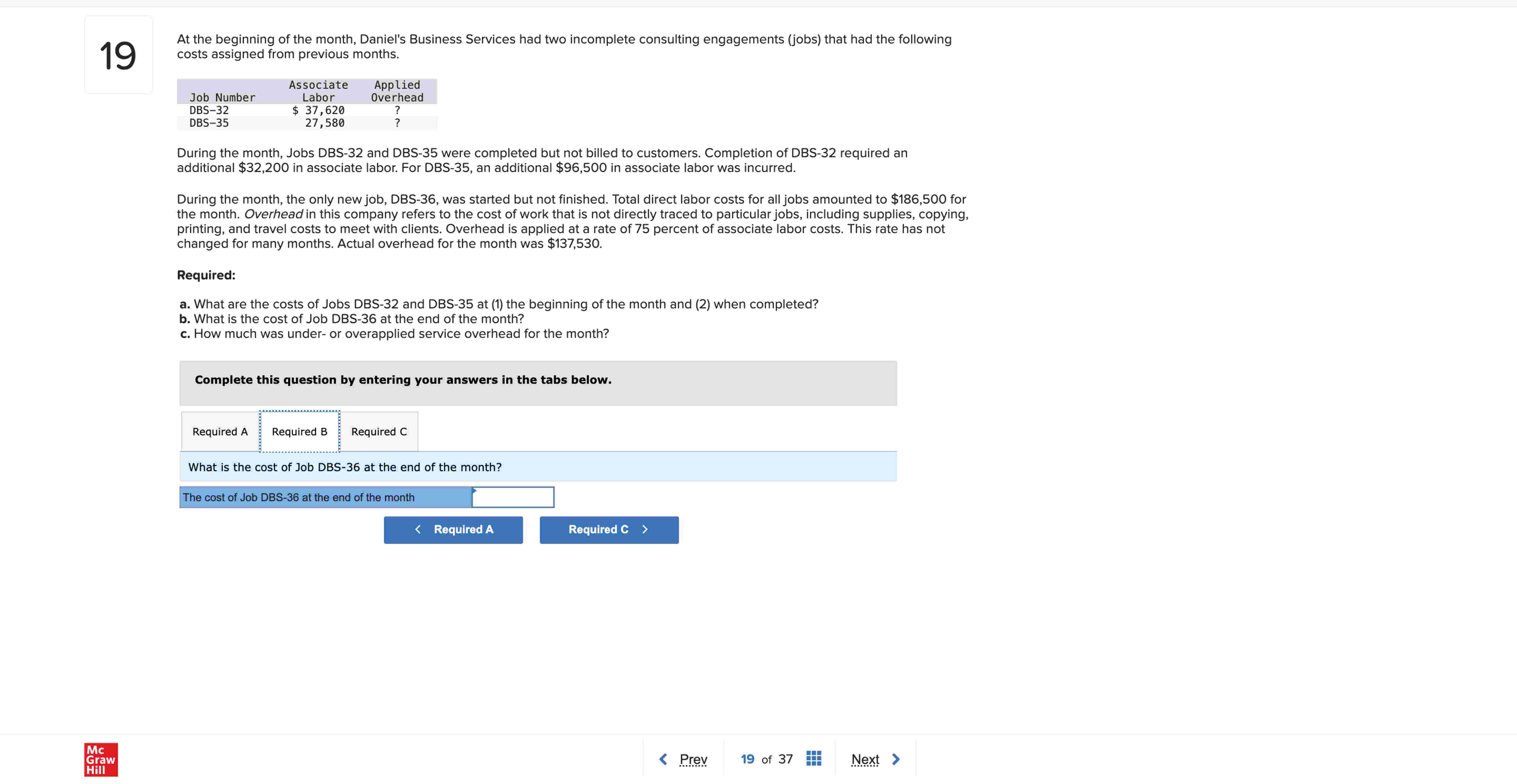 Solved At the beginning of the month, Daniel's Business | Chegg.com