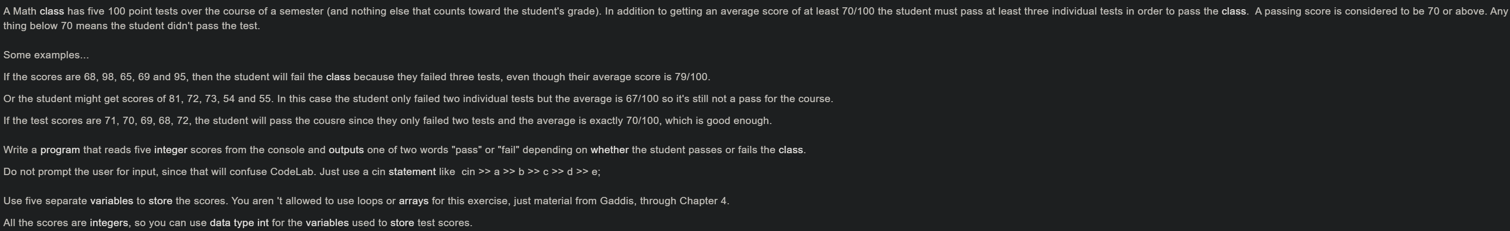 C++ programming Both images below are under the same | Chegg.com