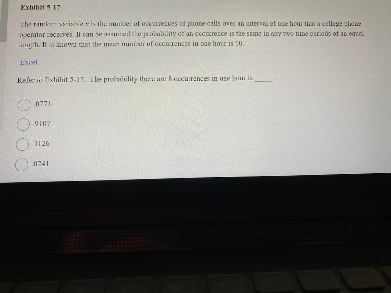 Solved The random variable x is the number of occurrences of | Chegg.com