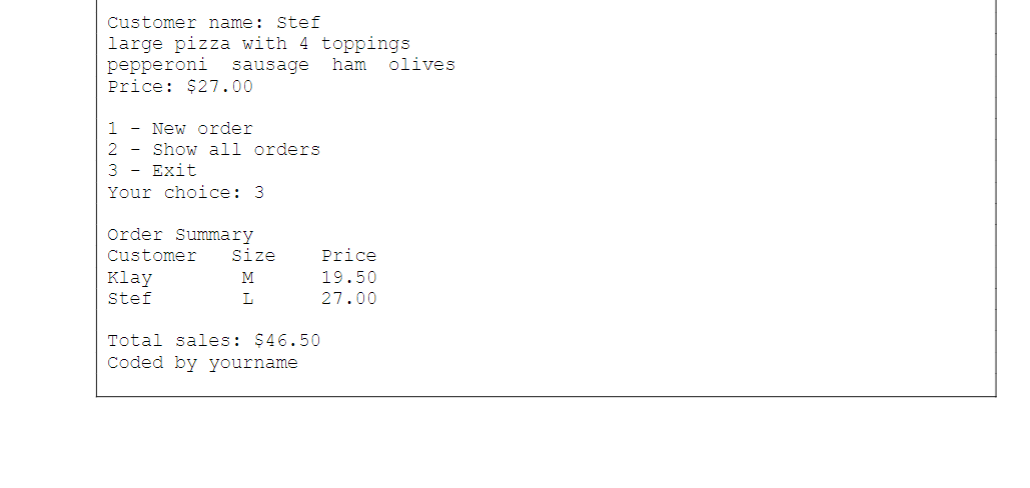 Solved Please Help This is the beginners object oriented | Chegg.com