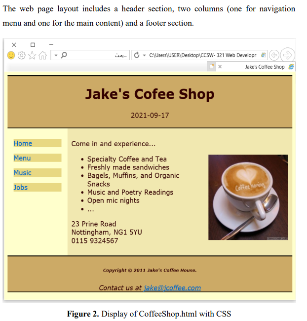 Solved //HTML + CSS So there is a webpage I did called | Chegg.com