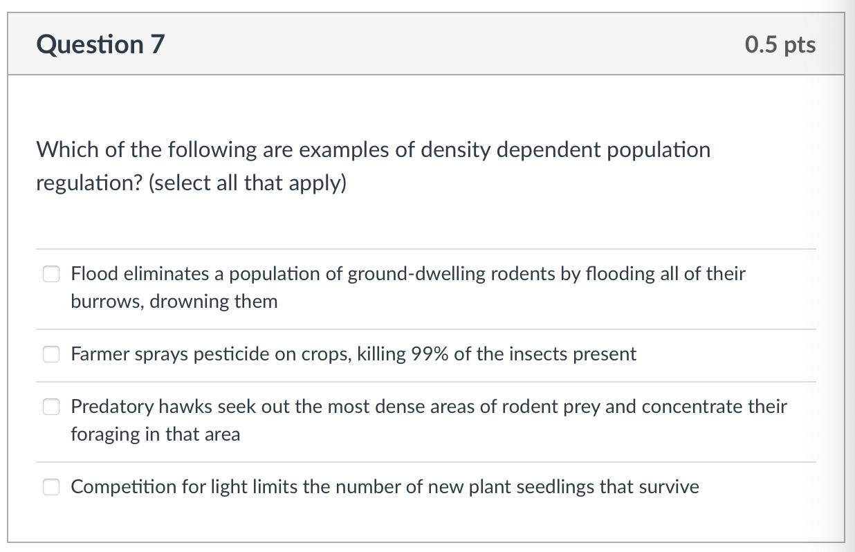 Solved Which of the following are examples of density | Chegg.com