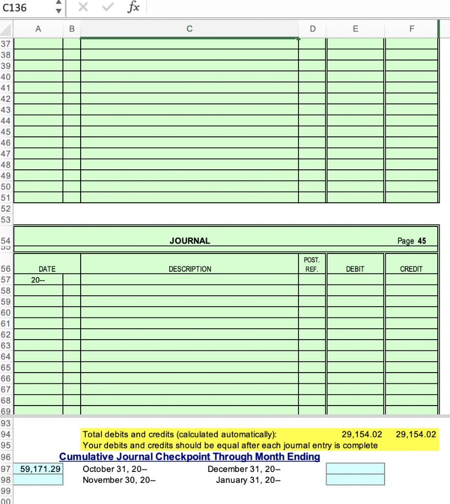 Excel Instructions CAUTION: Read Appendix A for | Chegg.com