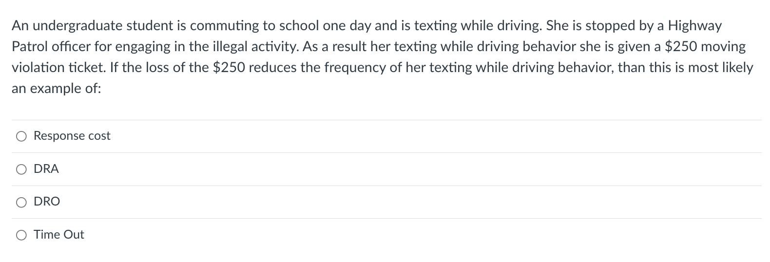 Solved An undergraduate student is commuting to school one | Chegg.com
