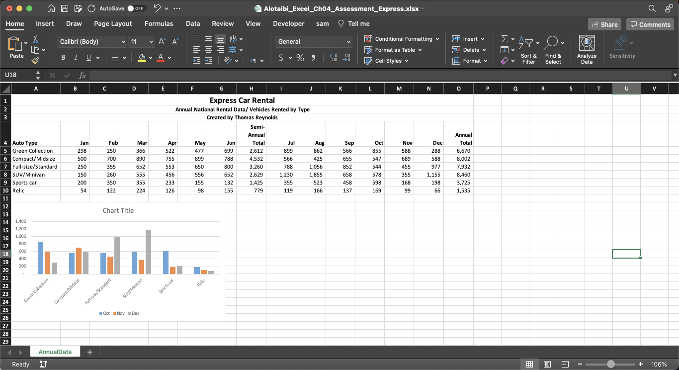 Solved Grader - Instructions Excel 2019 Project | Chegg.com